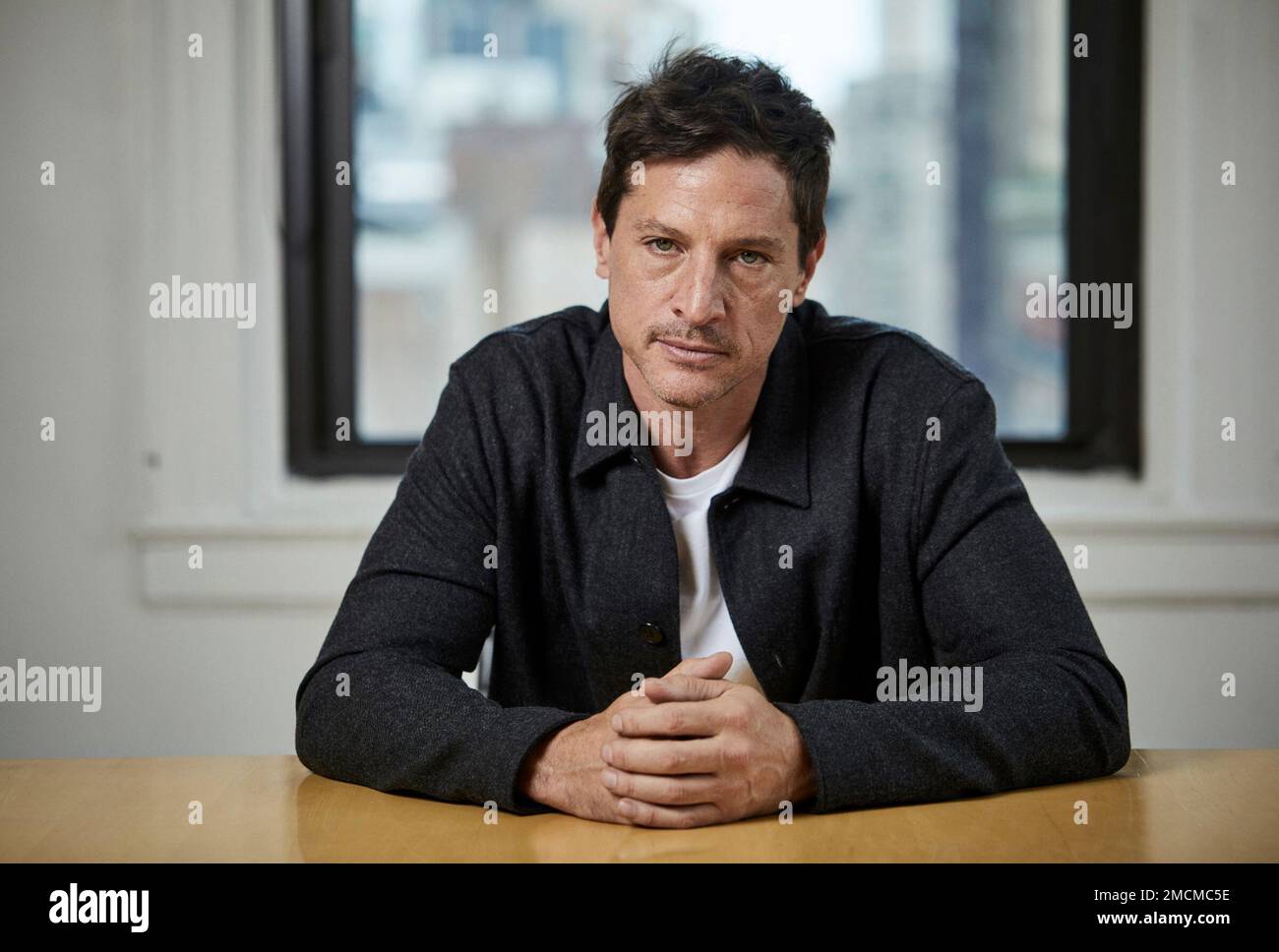 Simon Rex poses for a portrait in New York on Nov. 29, 2021 to promote ...