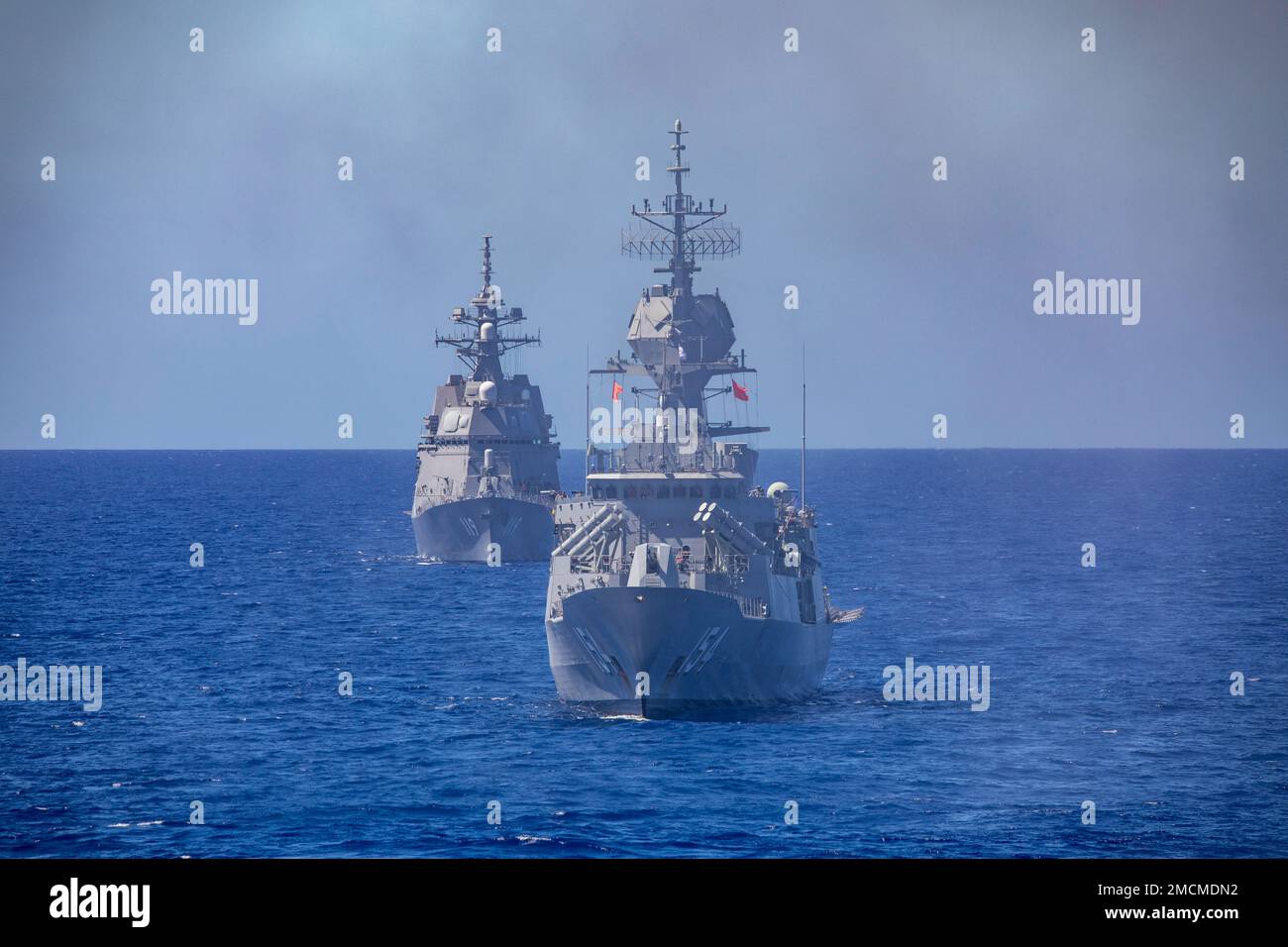 EAST CHINA SEA (July 6, 2022) Royal Australian Anzac-class frigate HMAS ...