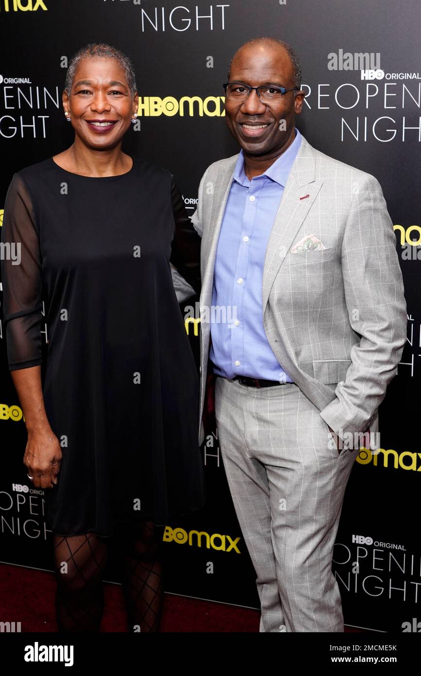 Tobacco Brown, left, and Russell G Jones attend the premiere of the HBO ...
