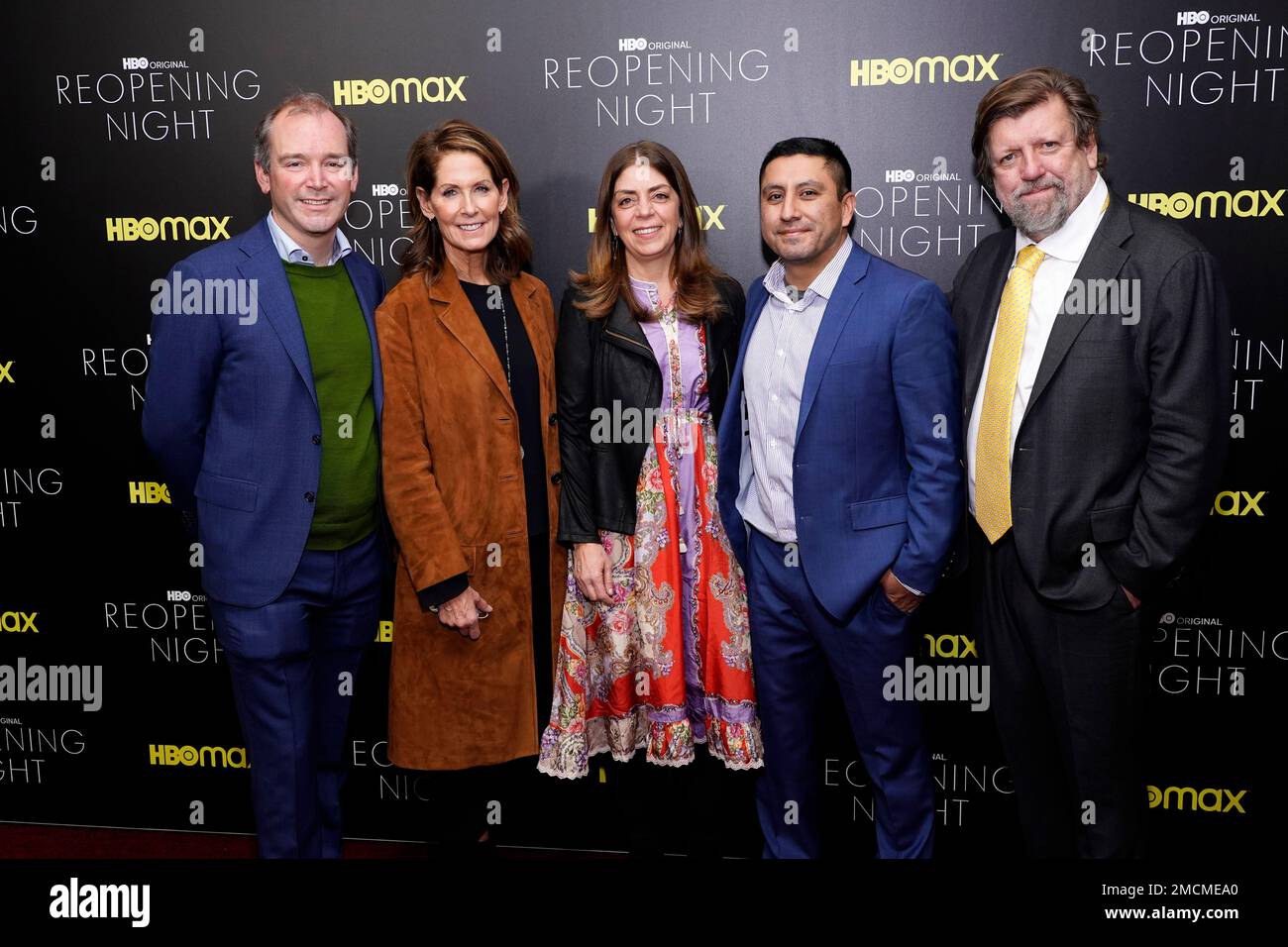 Matthew O'Neill, left, Perri Peltz, Nancy Abraham, Rudy Valdez and ...