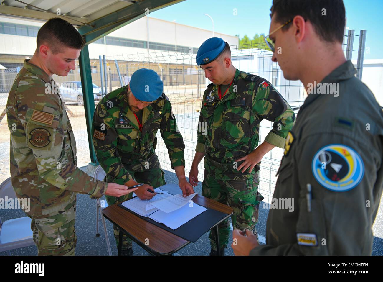 U.S. Air Force Airman 1st Class Stone Miller, 52nd Security Forces ...