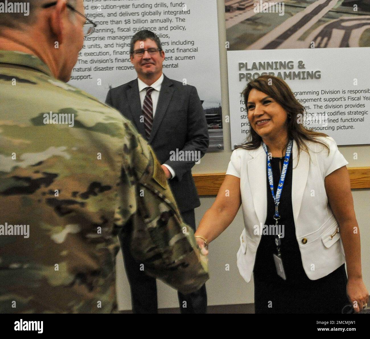 Gen. Duke K. Richardson, Air Force Materiel Command commander, coins ...