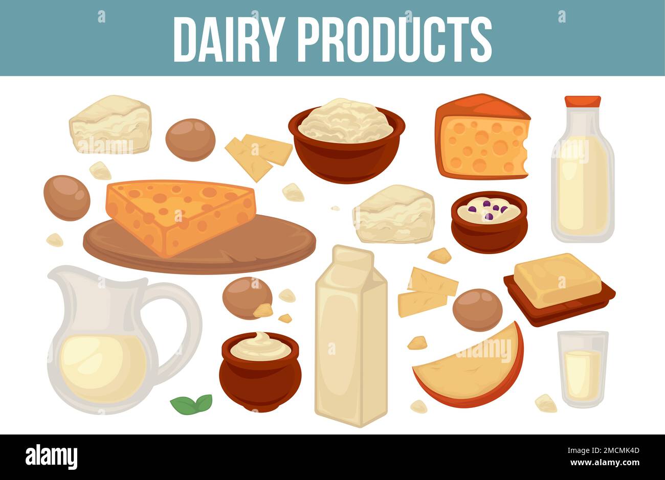Organic butter dairy produce Stock Vector Images - Alamy
