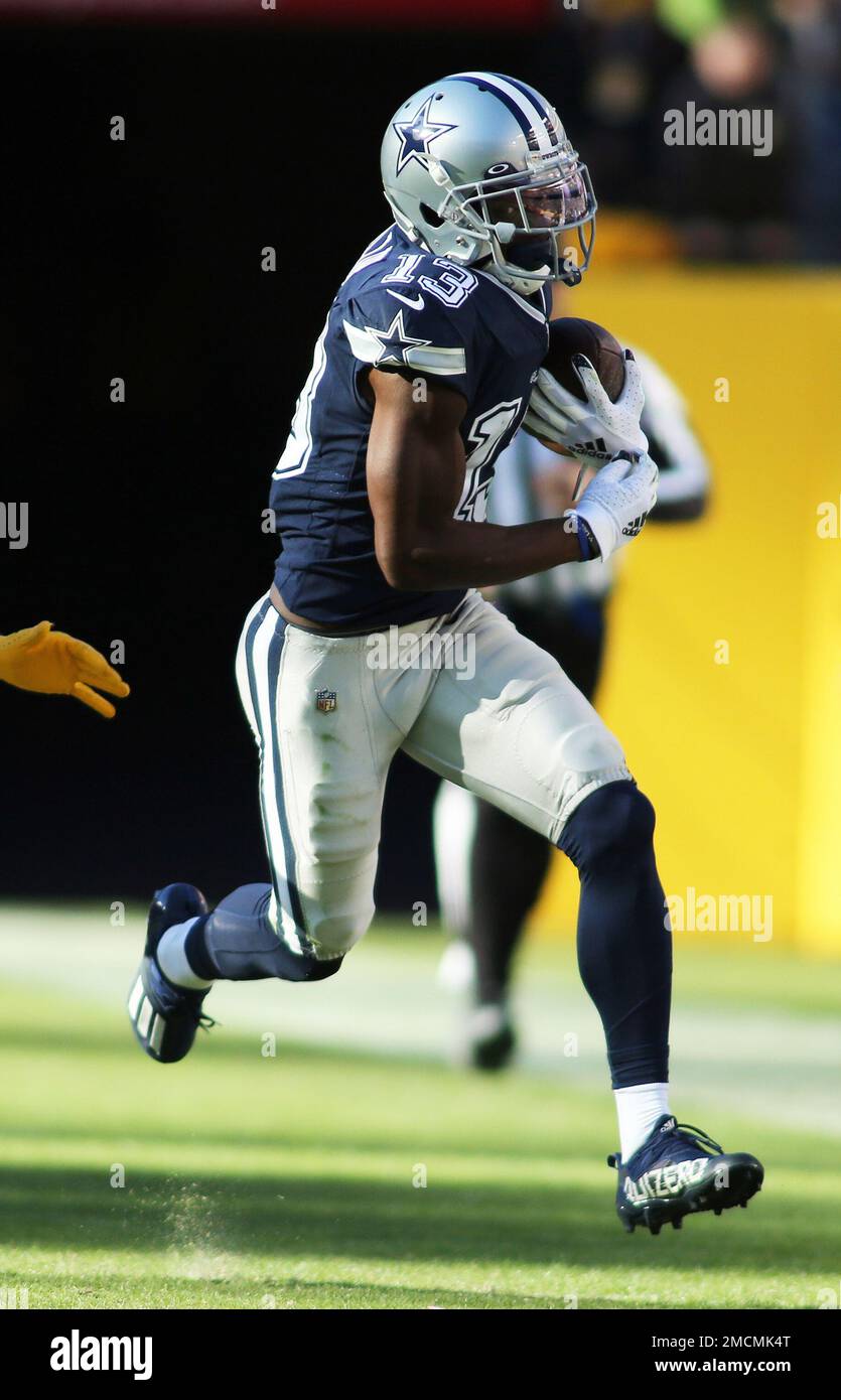 Dallas Cowboys wide receiver Michael Gallup (13) runs during an NFL ...