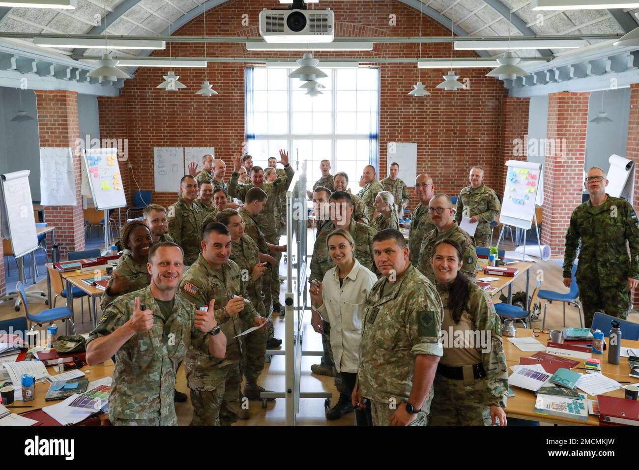 Participants for MREP 2022 work together on team building exercises at ...