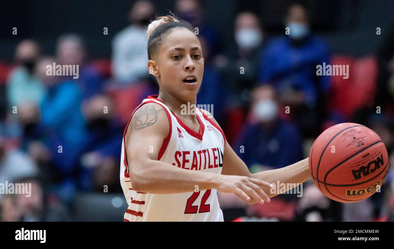 Seattle University guard Bree Calhoun is pictured during an NCAA ...