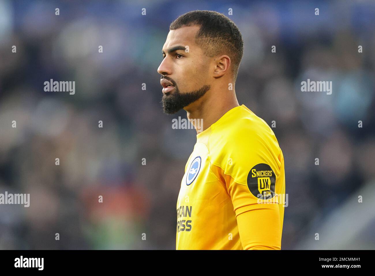 Robert Sánchez #1 of Brighton & Hove Albion during the Premier League ...