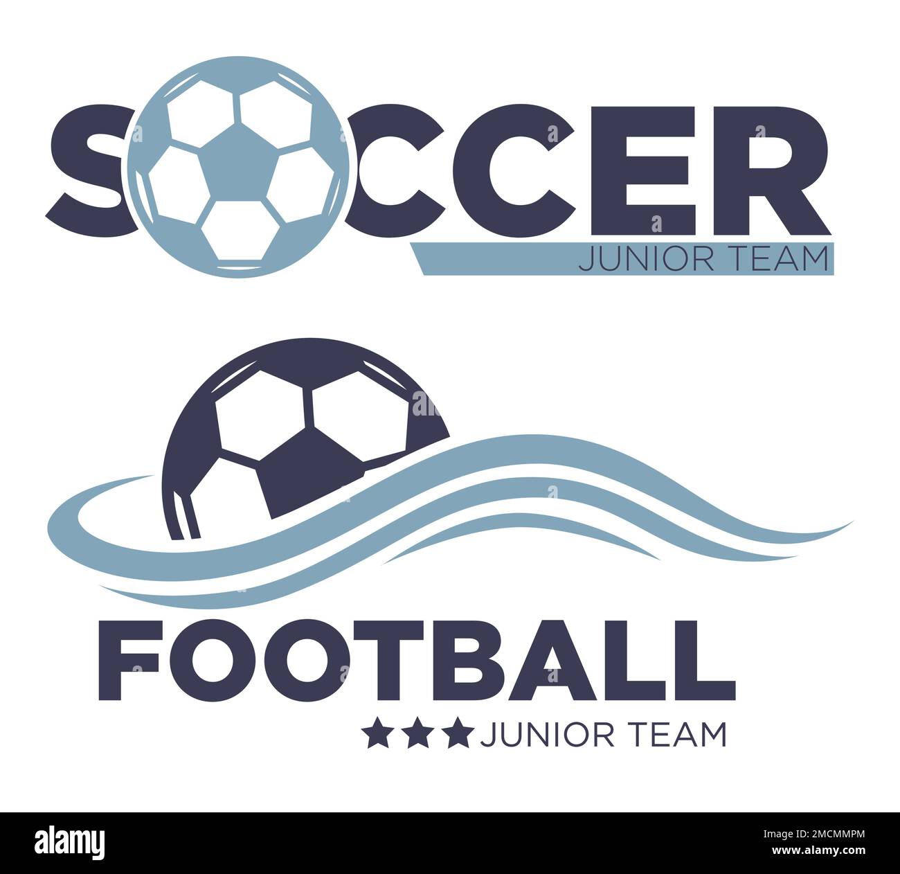 Football and soccer game isolated icons sport championship Stock Vector ...