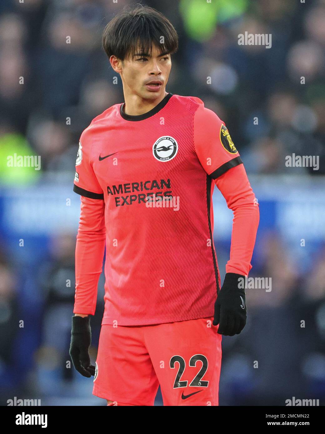 Kaoru Mitoma #22 of Brighton & Hove Albion during the Premier League ... Kaoru Mitoma #22 of Brighton & Hove Albion during the Premier League ...