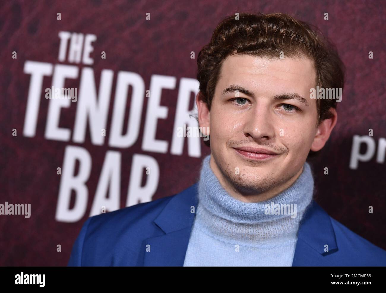 Tye Sheridan arrives at the premiere of "The Tender Bar" on Sunday, Dec ...