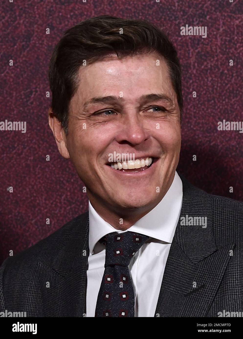 Patrick Whitesell arrives at the premiere of "The Tender Bar" on Sunday ...