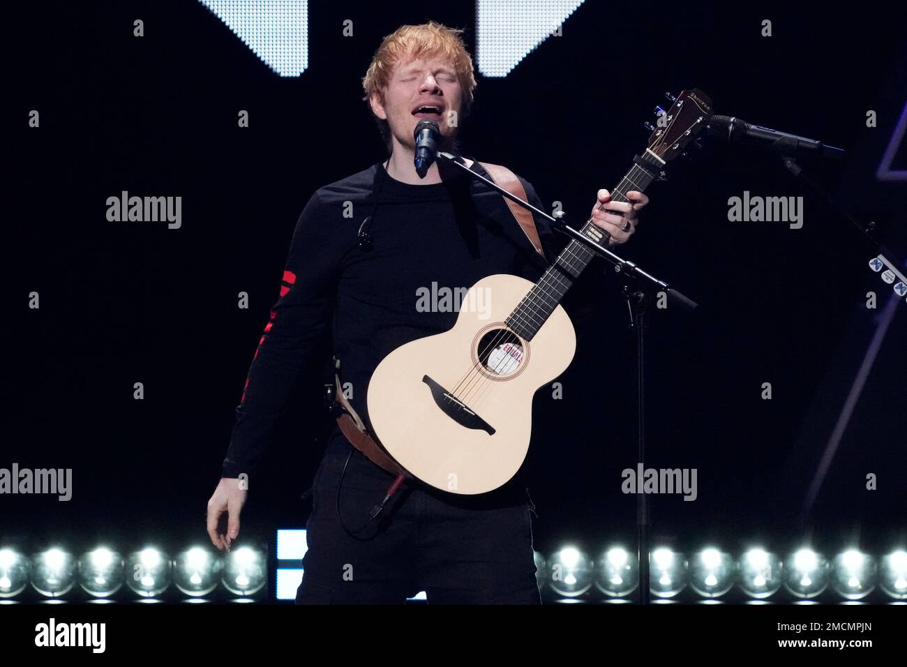 Ed Sheeran performs at Z100's iHeartRadio Jingle Ball at Madison Square ...