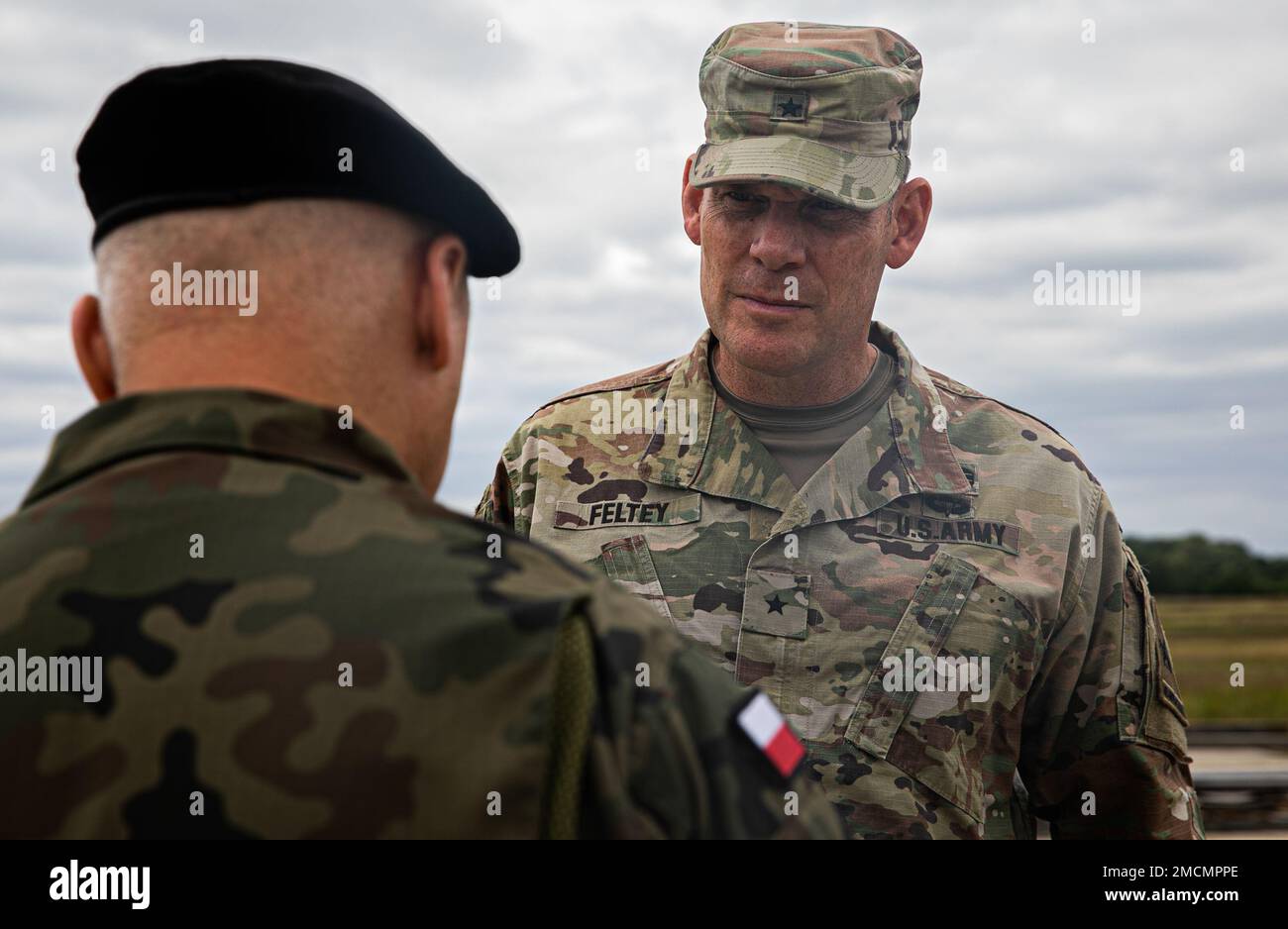 U.S. Army Brig. Gen. Thomas M. Feltey, Armor School Commandant, U.S ...