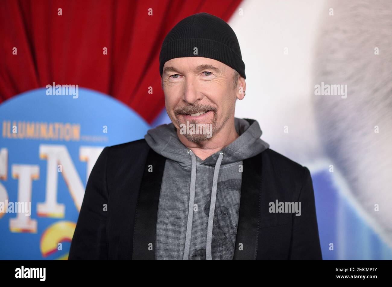 The Edge arrives at the premiere of "Sing 2" on Sunday, Dec. 12, 2021 ...