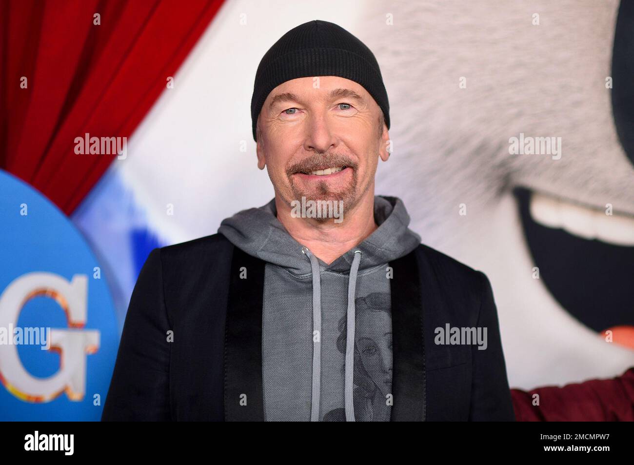 The Edge arrives at the premiere of "Sing 2" on Sunday, Dec. 12, 2021 ...
