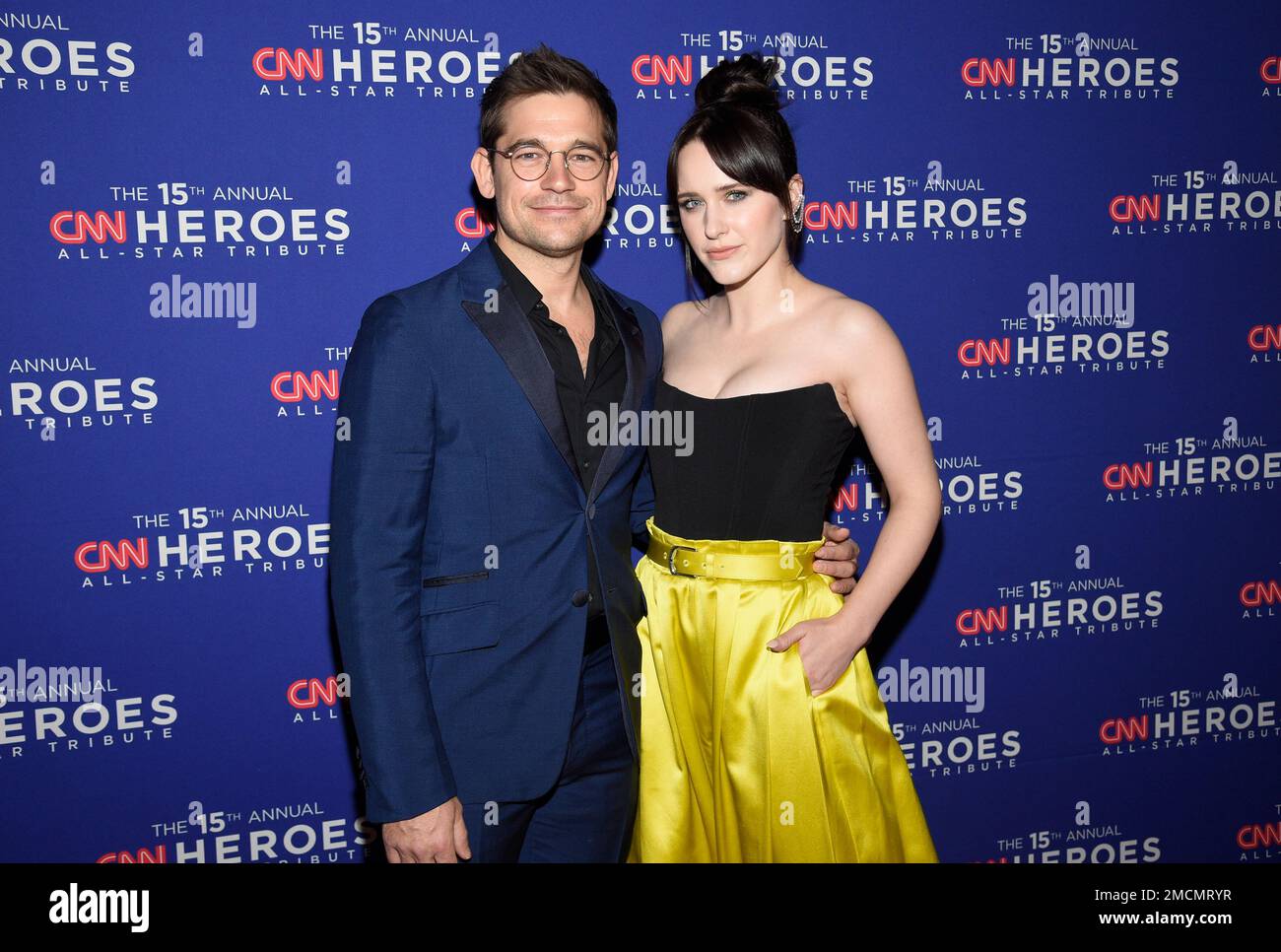 Actors Jason Ralph, left, Rachel Brosnahan attend the 15th annual CNN ...