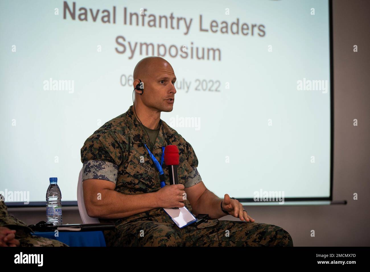 U.S. Marine Corps Sgt. Maj. David M. Elliott, Sergeant Major of U.S ...