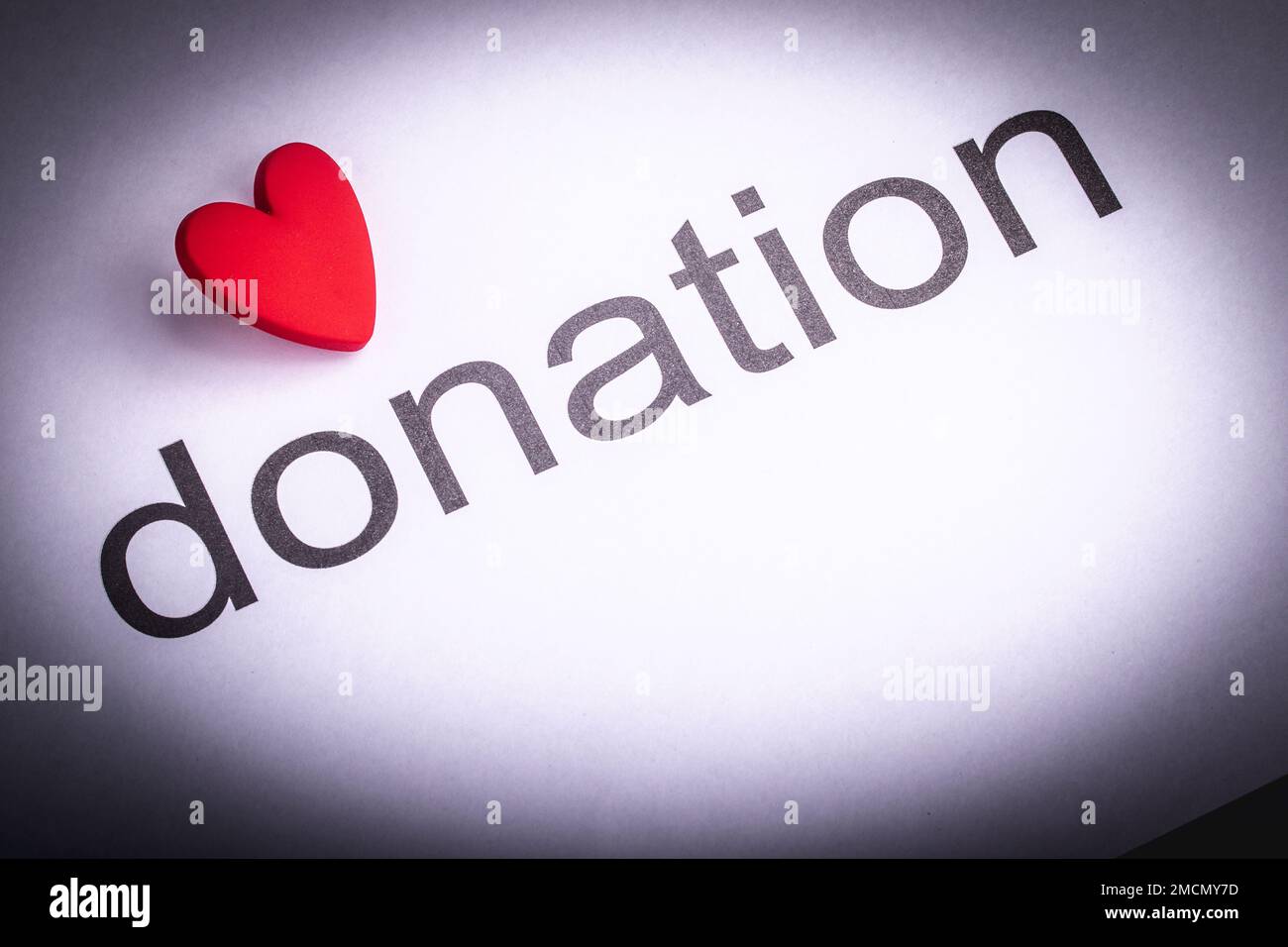 Red heart and donation. Heart donation concept Stock Photo - Alamy