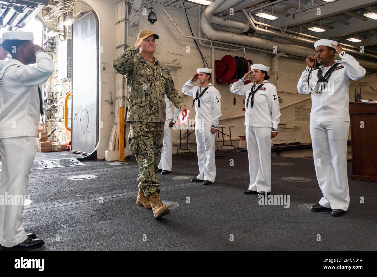 220707-N-VQ947-2054 SAN DIEGO (July 7, 2022) Rear Adm. Christopher ...