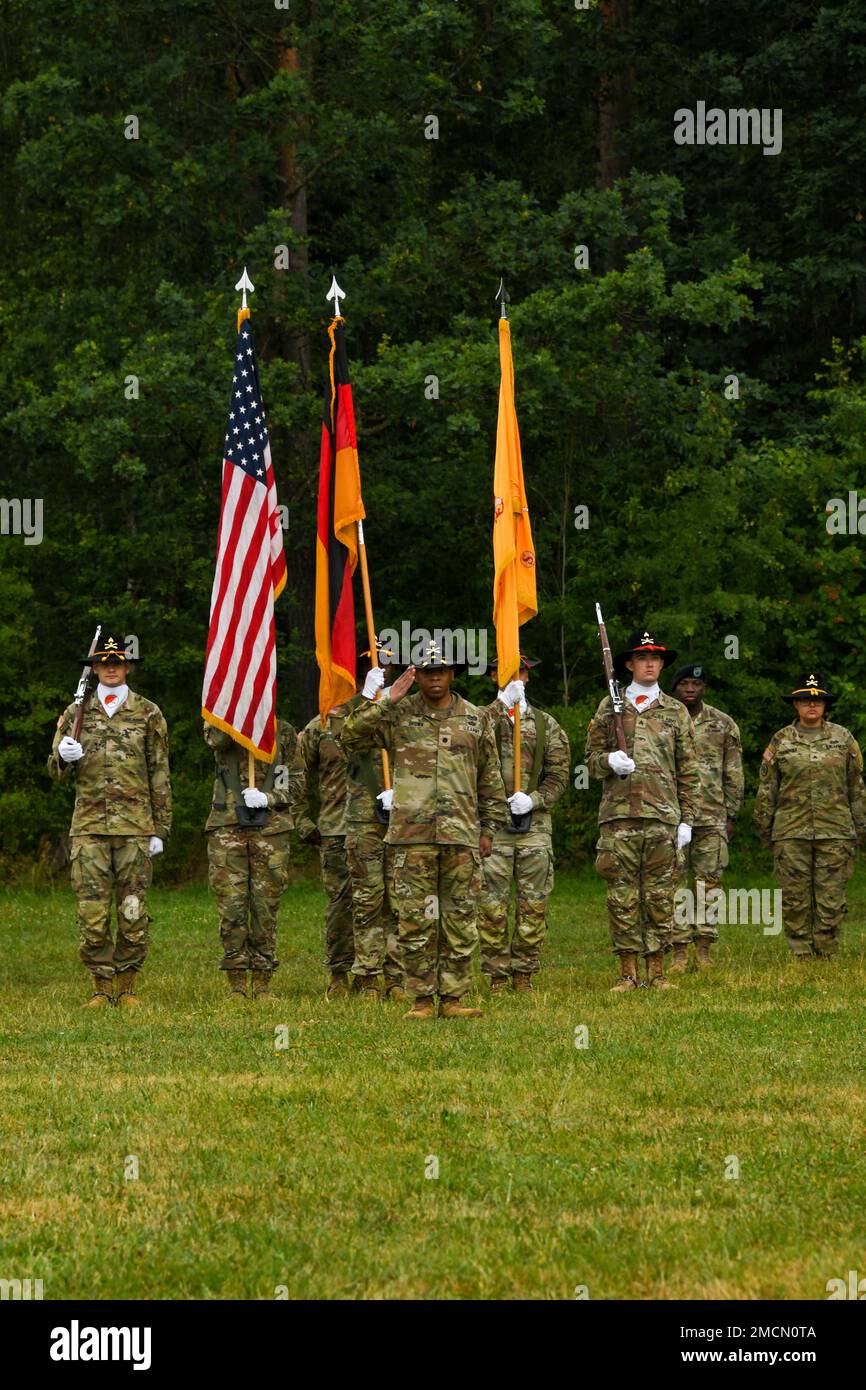 U.S. Army Lt. Col. Keith Brown Jr., Commander of the Regimental Support ...