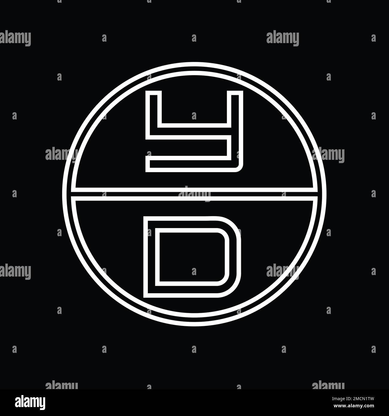 DY Logo monogram abstract inside circle stripe vector images design template Stock Photo - Alamy