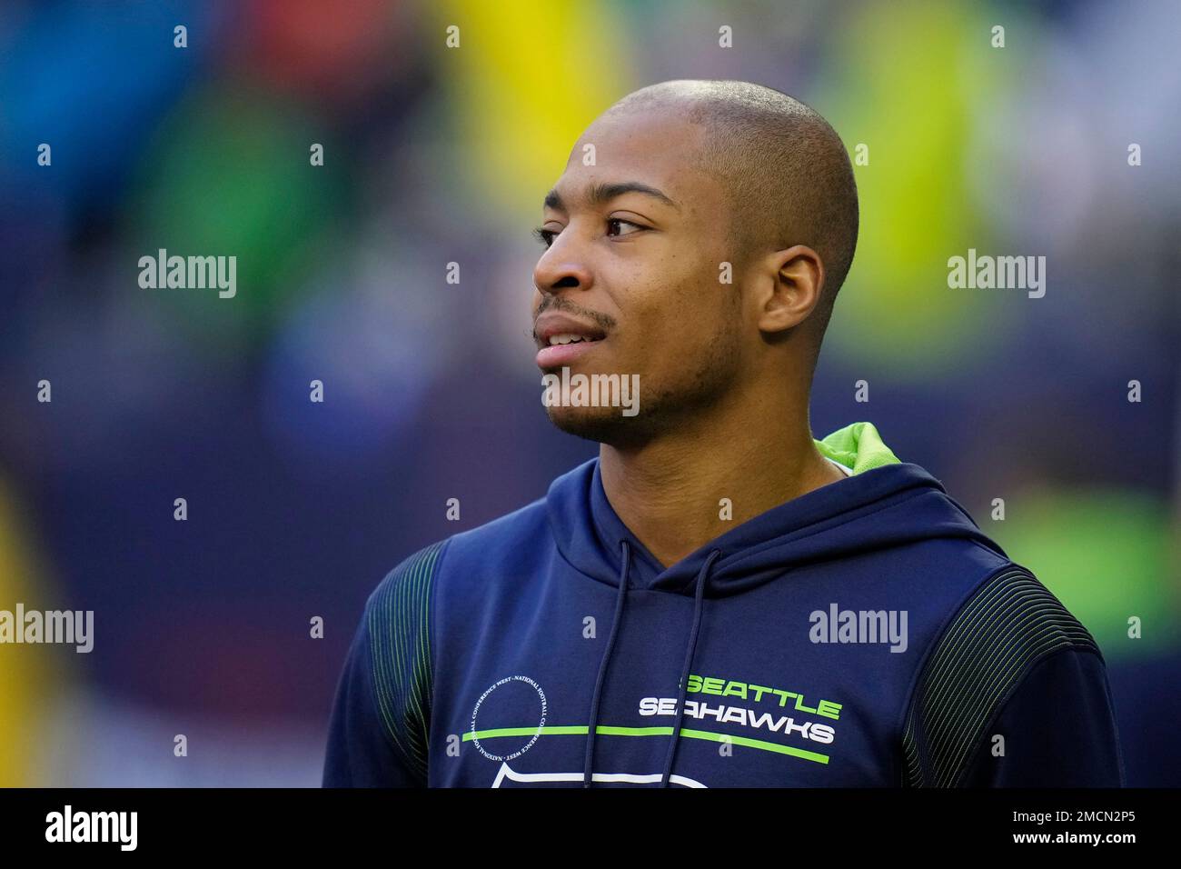 Seattle Seahawks wide receiver Tyler Lockett (16) before an NFL ...