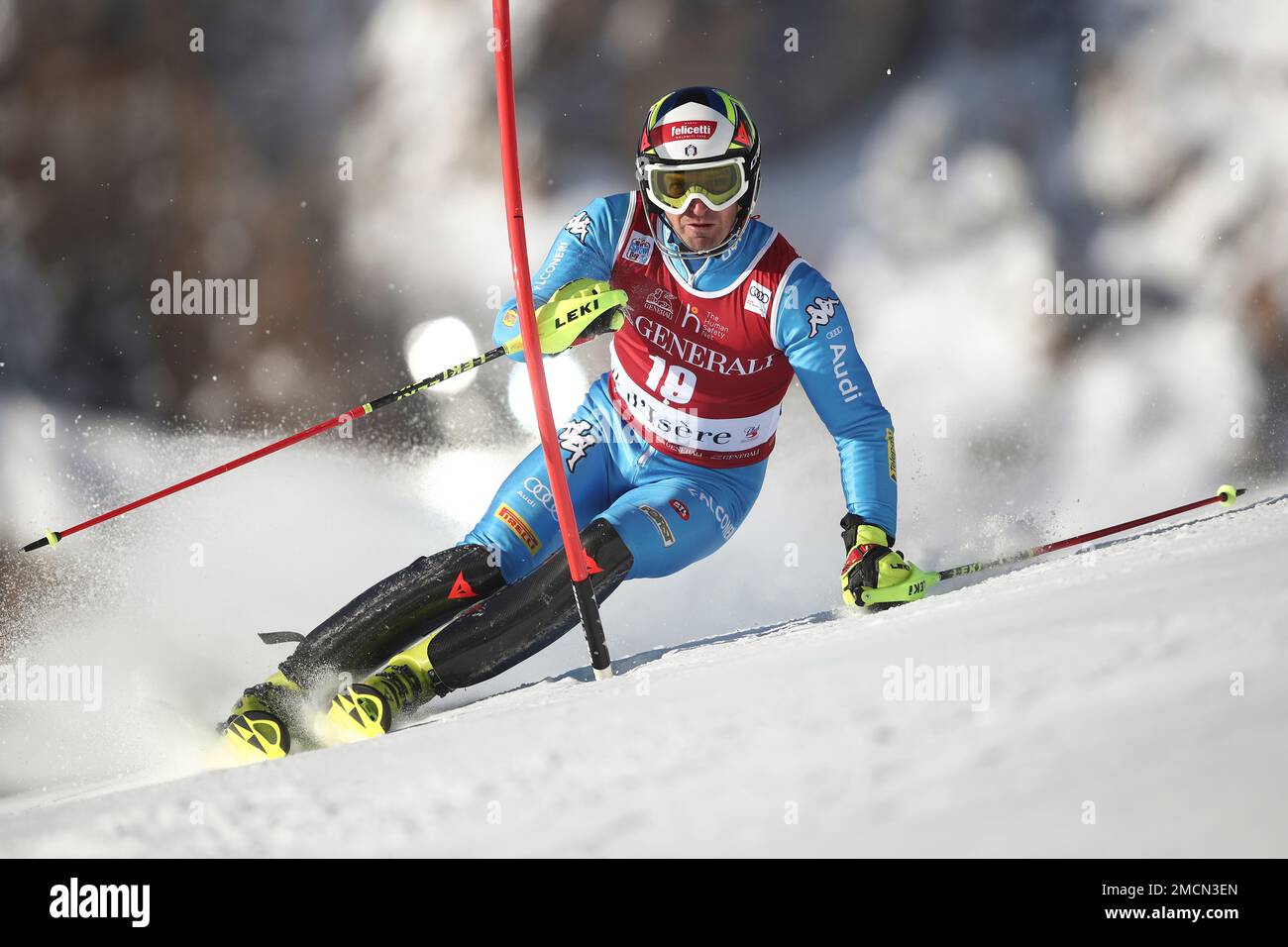 Italy's Manfred Moelgg competes in an alpine ski, men's World Cup ...