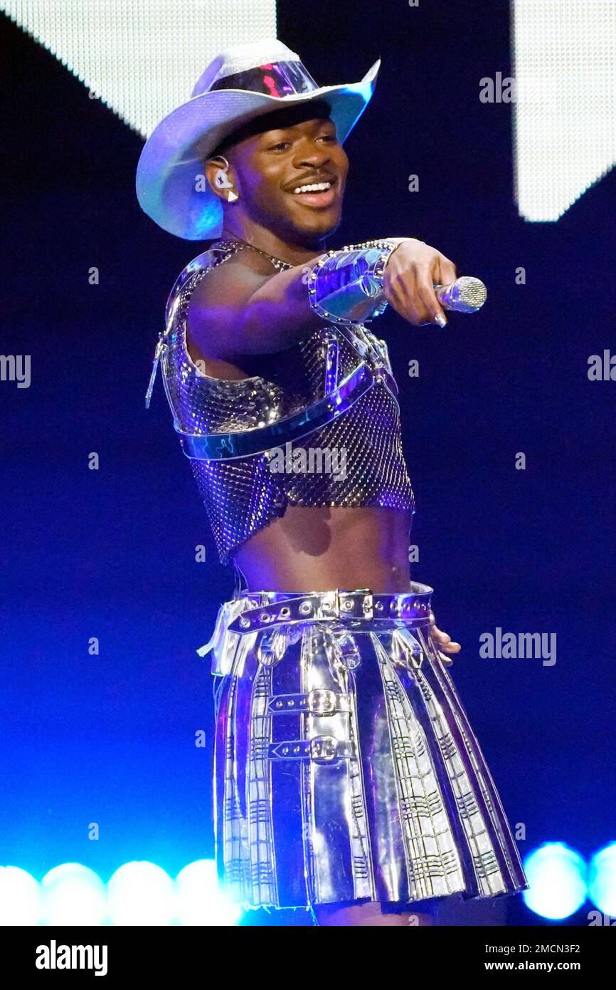 Lil Nas X performs at Z100's iHeartRadio Jingle Ball at Madison Square ...