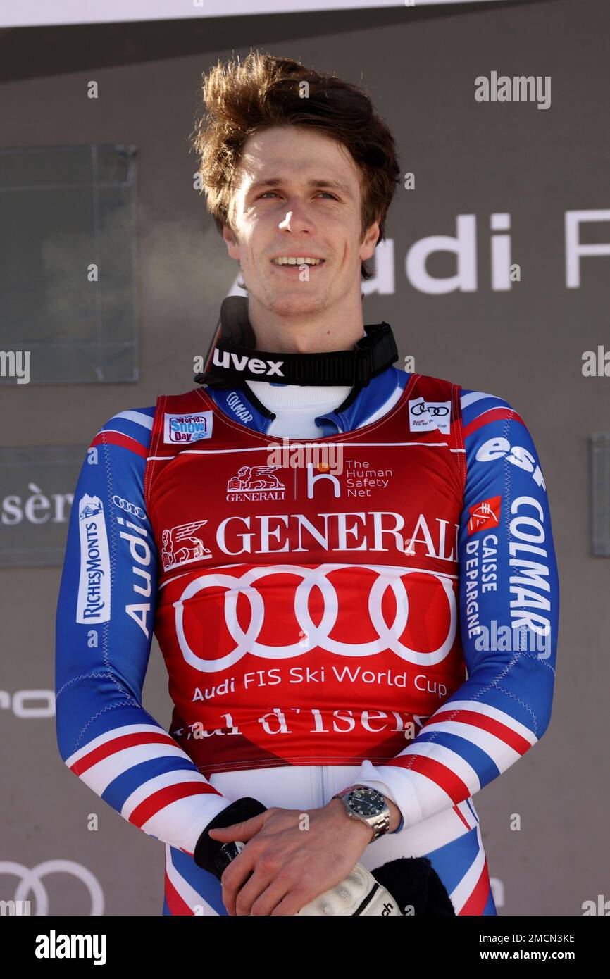 France's Clement Noel, winner of an alpine ski, men's World Cup slalom ...