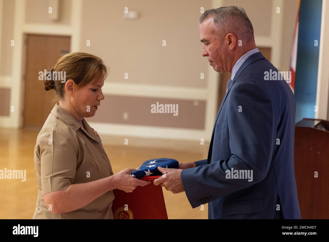 U.S. Marine Corps Col. Amy Ebitz, 2d Marine Expeditionary Brigade ...