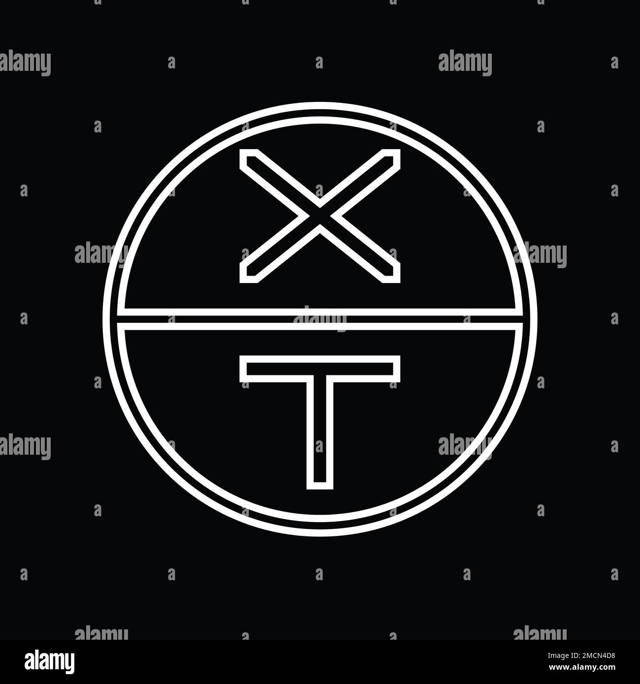 TX Logo monogram abstract inside circle stripe vector images design ...