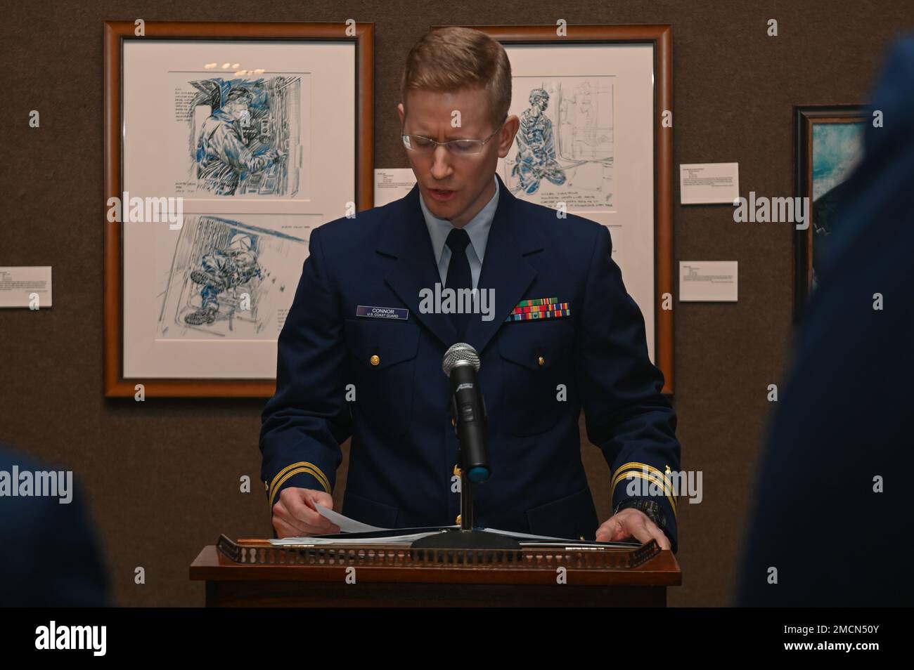 U.S. Coast Guard Sector New York Chaplain Lieutenant Keith Connor ...