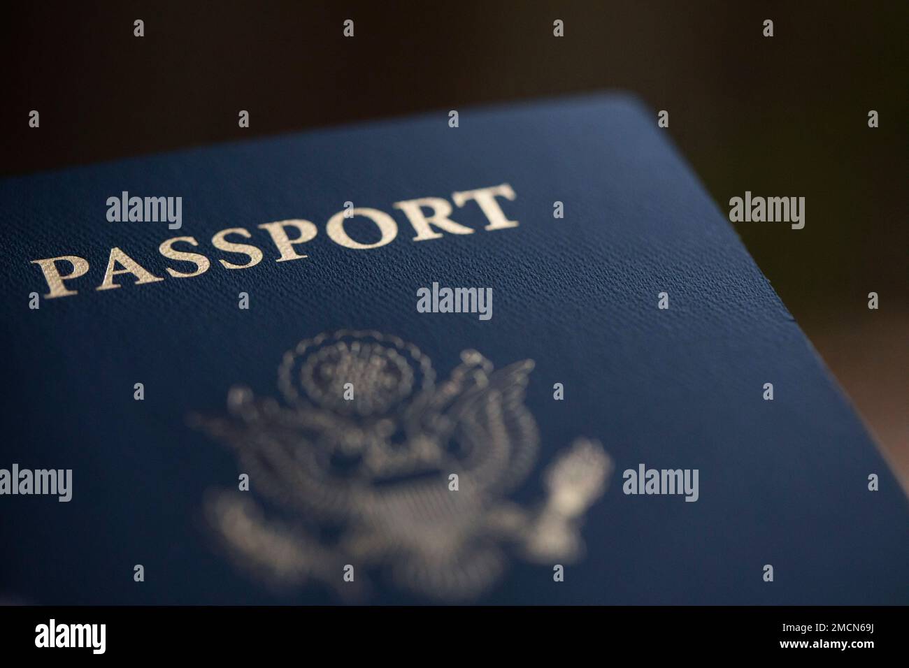 The cover of a U.S. Passport is displayed in Tigard, Ore., Saturday ...