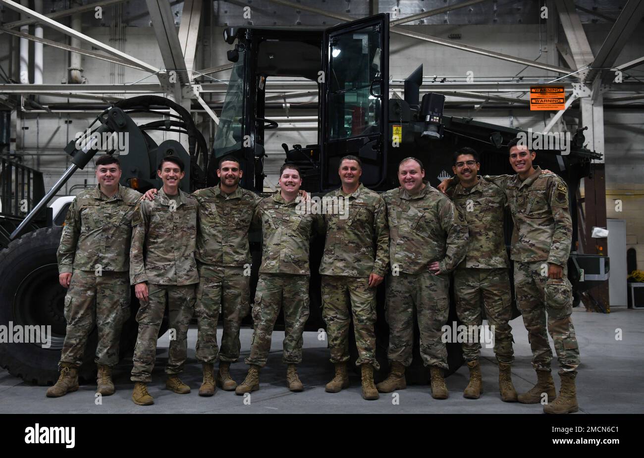 Airmen from the 319th Logistics Readiness Squadron pose for a group ...