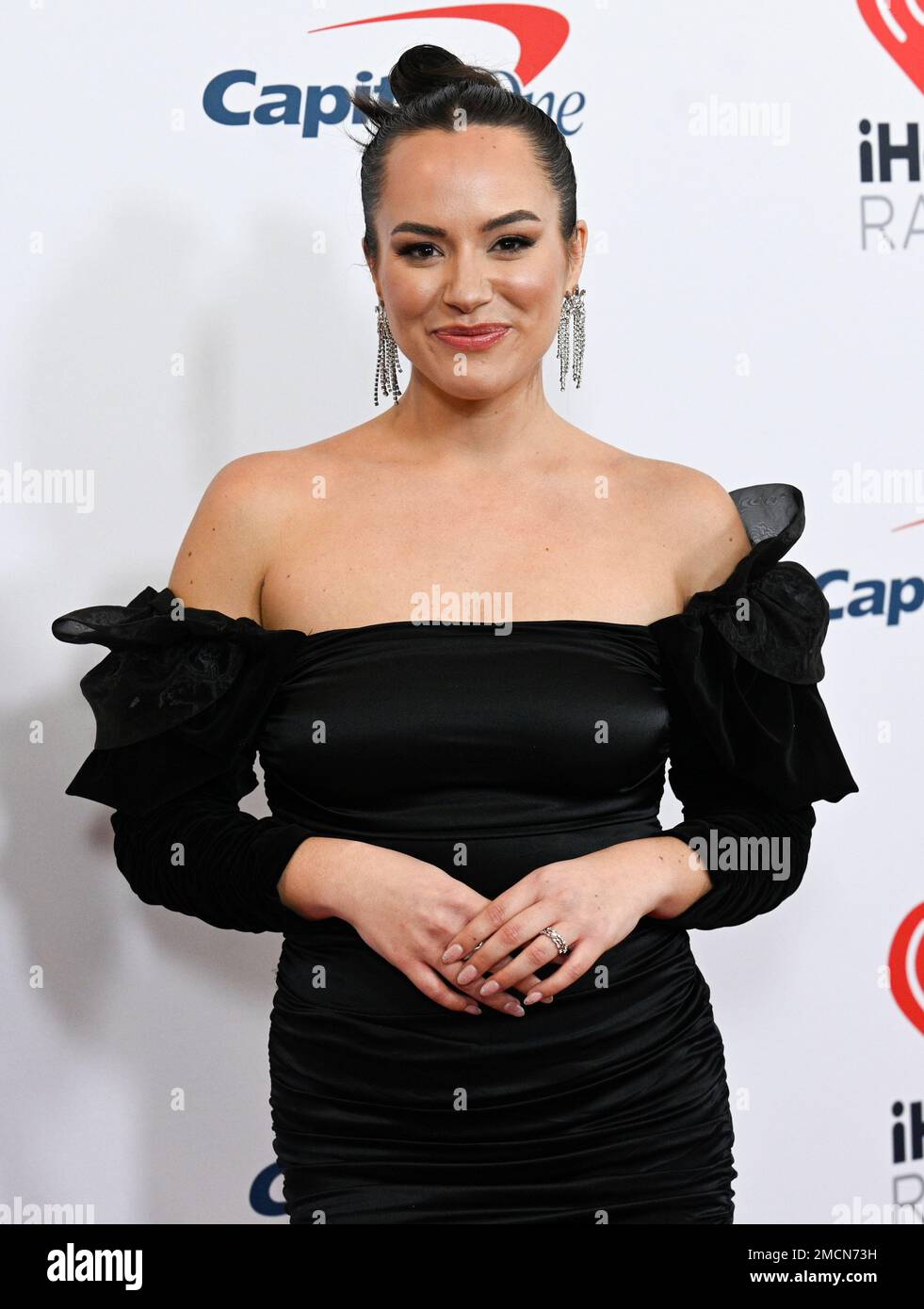 Emily Curl attends Z100's iHeartRadio Jingle Ball at Madison Square ...