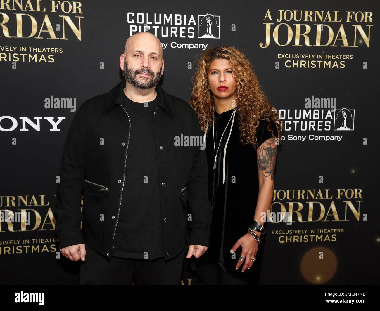 Producers Aaron J. Gilbert, left, and Brenda Gilbert, right, attend the ...