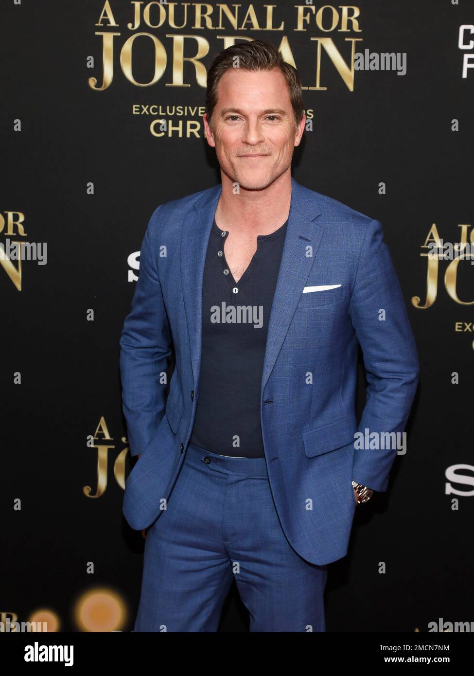 Actor Mike Doyle attends the world premiere of "A Journal for Jordan ...