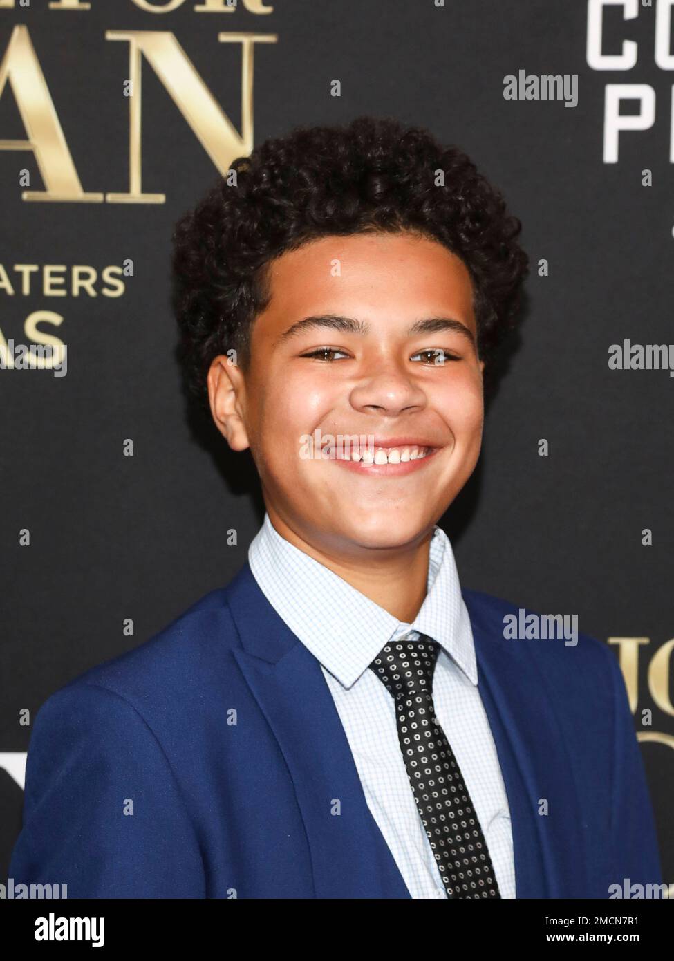 Actor Jalon Christian attends the world premiere of "A Journal for ...