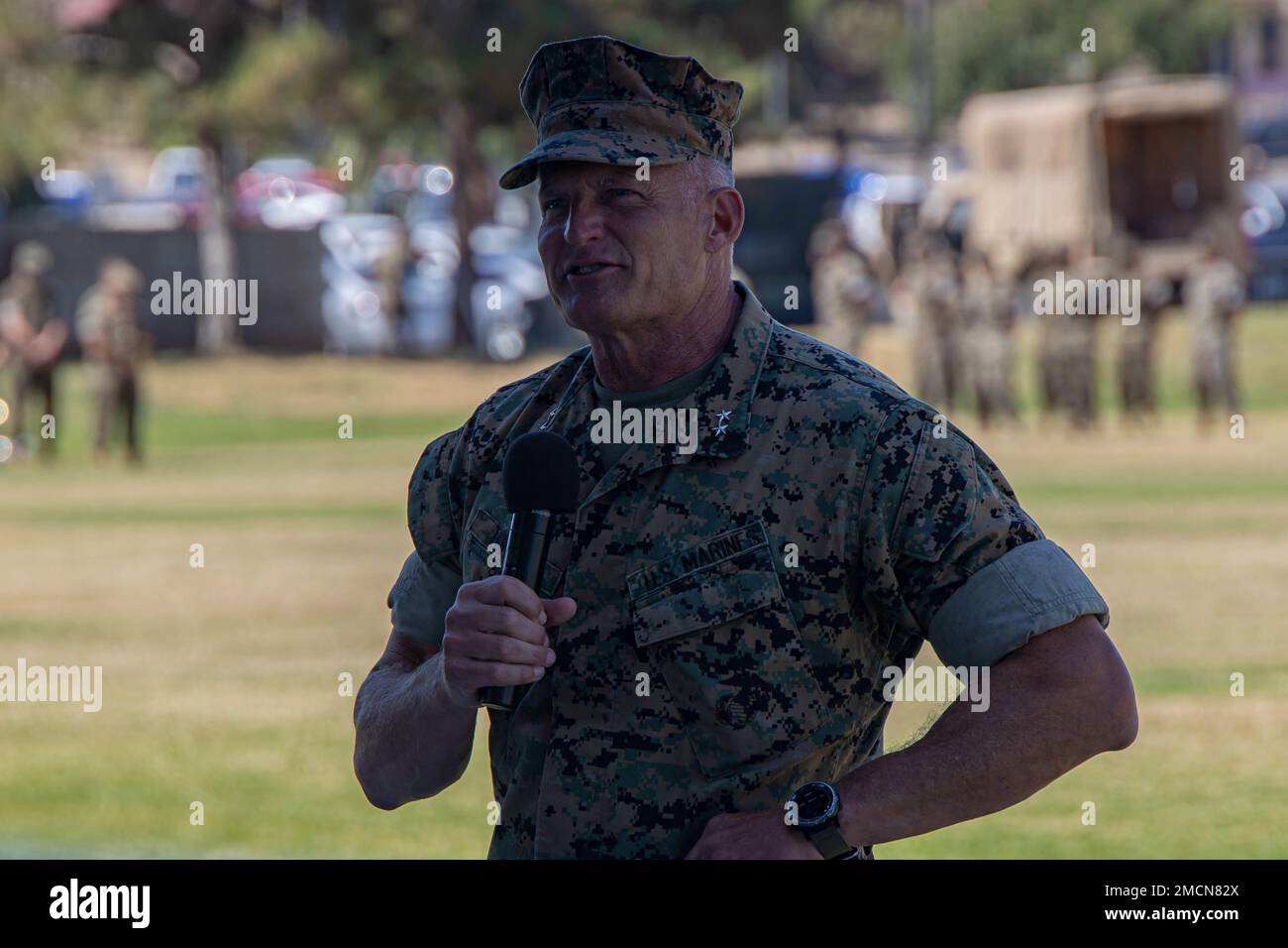 U.S. Marine Corps Maj. Gen. Roger B. Turner, the outgoing commanding ...