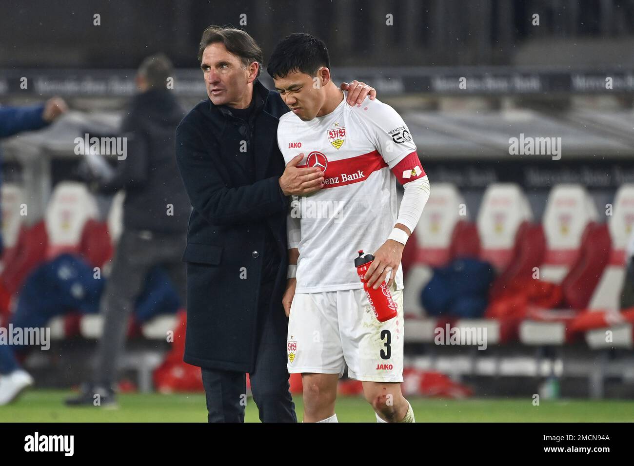 Stuttgart, Deutschland. 21st Jan, 2023. Bruno LABBADIA (coach VFB ...