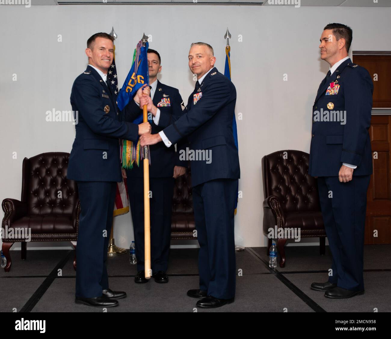 U.S. Air Force Col. Casey J. Bartholomew, 355th Mission Support Group ...