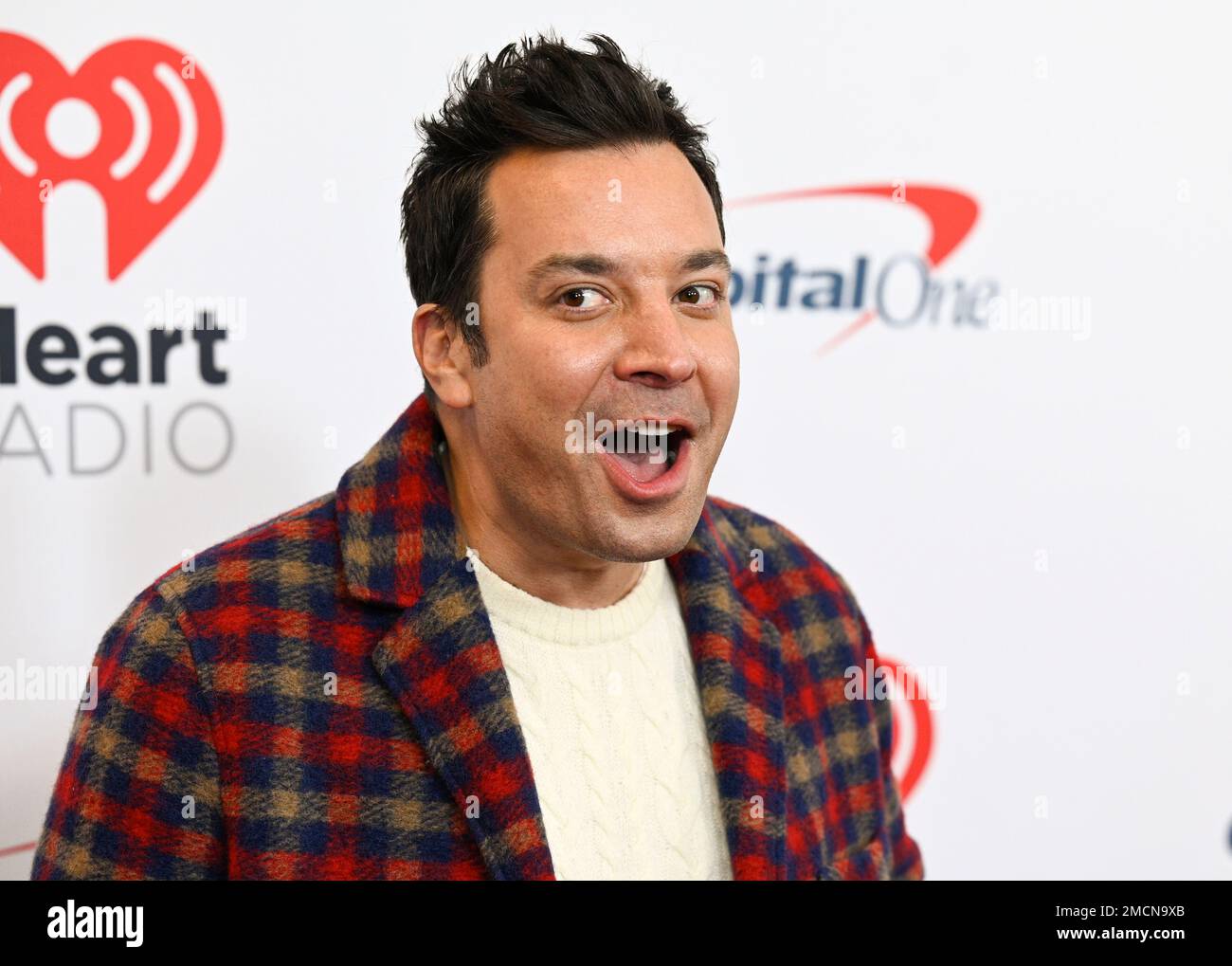 Jimmy Fallon attends Z100's iHeartRadio Jingle Ball at Madison Square ...