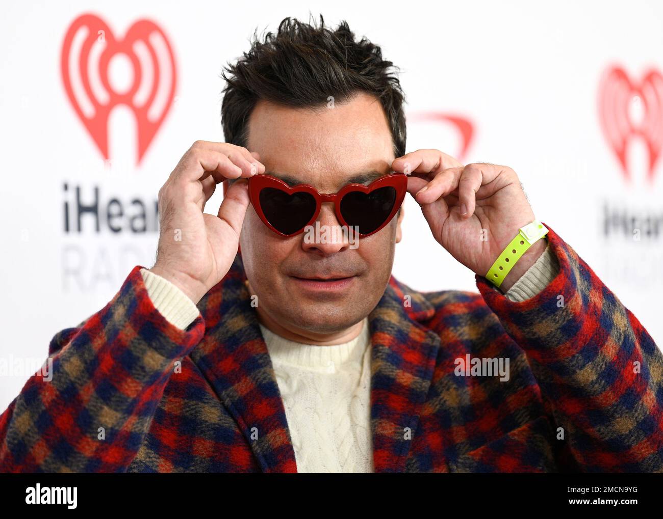 Jimmy Fallon attends Z100's iHeartRadio Jingle Ball at Madison Square ...