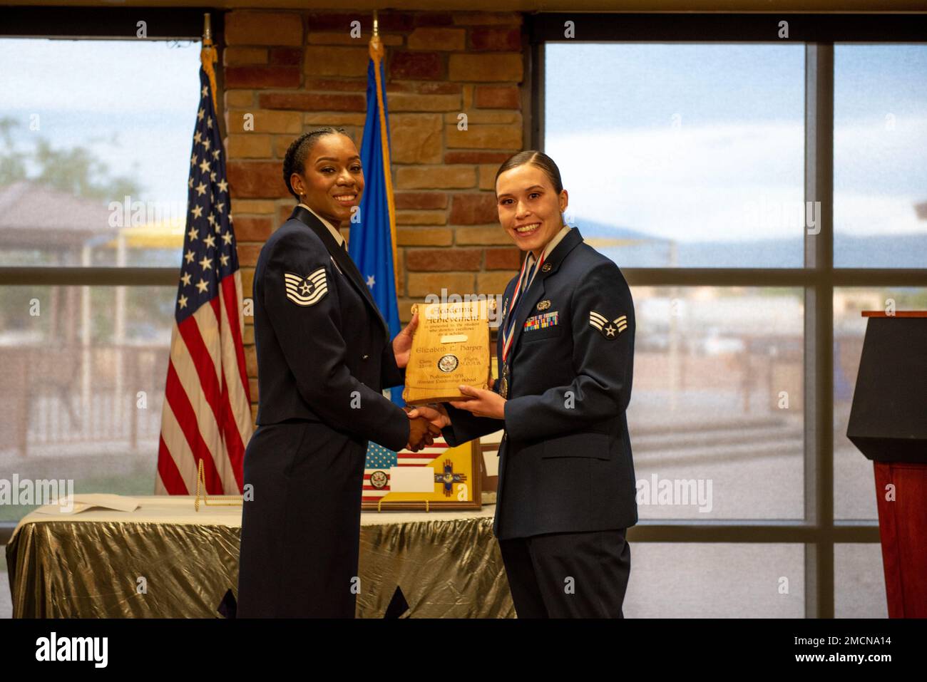 Senior Airman Elizabeth L. Harper, Airman Leadership School graduate ...