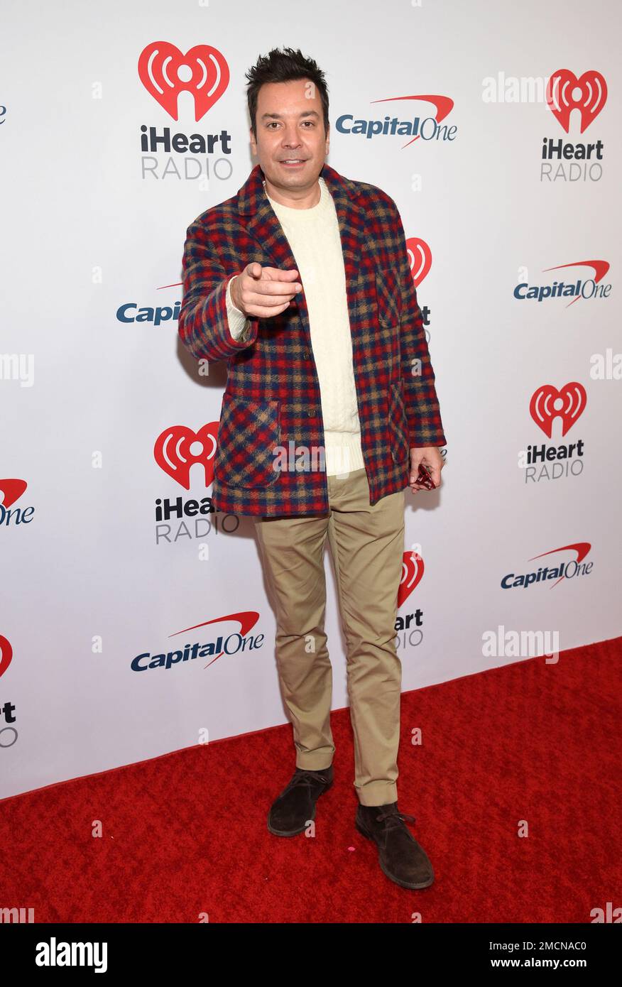 Jimmy Fallon attends Z100's iHeartRadio Jingle Ball at Madison Square ...