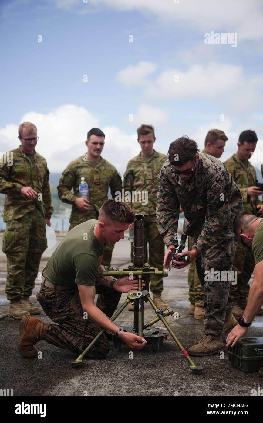 M224 60mm lightweight mortar hi-res stock photography and images - Alamy