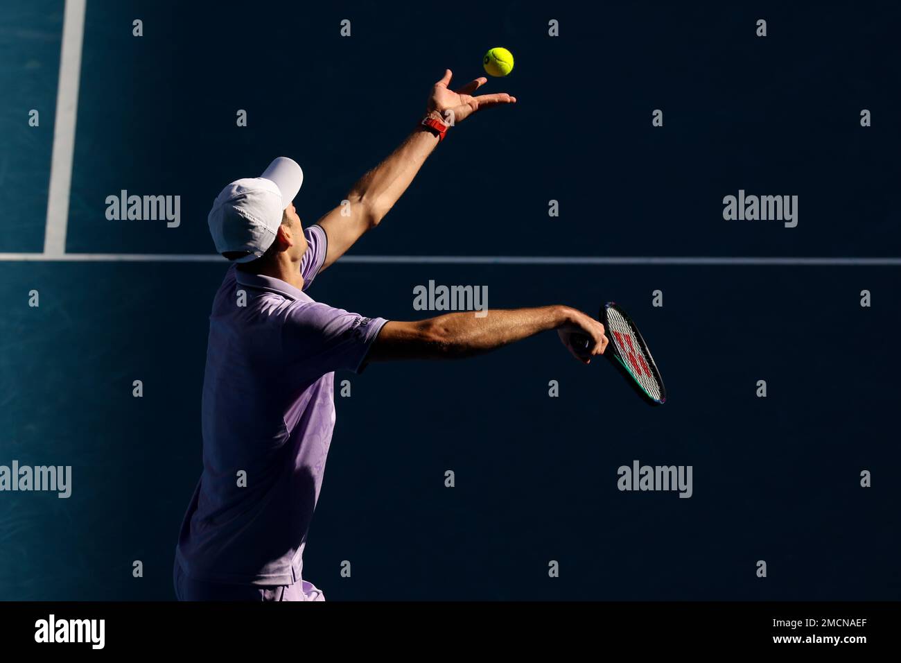 Melbourne, Victoria, Australia. 22nd Jan, 2023. MELBOURNE, AUSTRALIA - JANUARY 22: Hubert ...