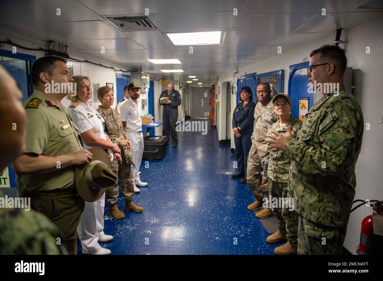 PEARL HARBOR (July 7, 2022) U.S. Navy Cmdr. Corey Gustafson, assigned ...