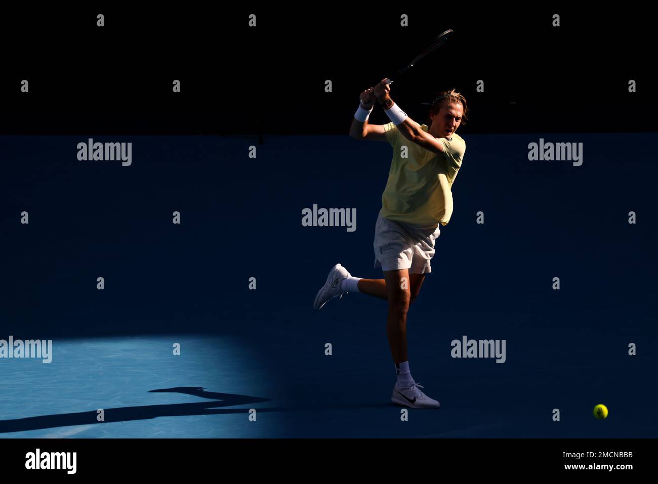 Melbourne, Victoria, Australia. 22nd Jan, 2023. MELBOURNE, AUSTRALIA - JANUARY 22: Sebastian ...