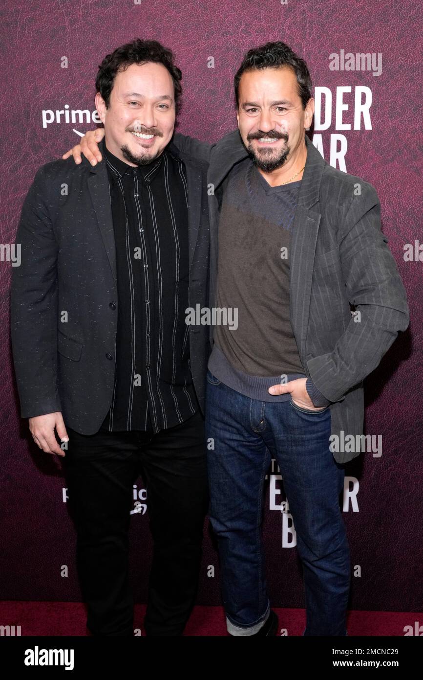 Michael Braun, left, and Max Casella attend a screening of "The Tender ...